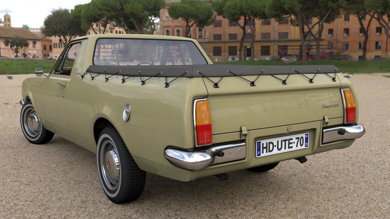 HOLDEN HG UTE KINGSWOOD 1970 3D model | CGTrader
