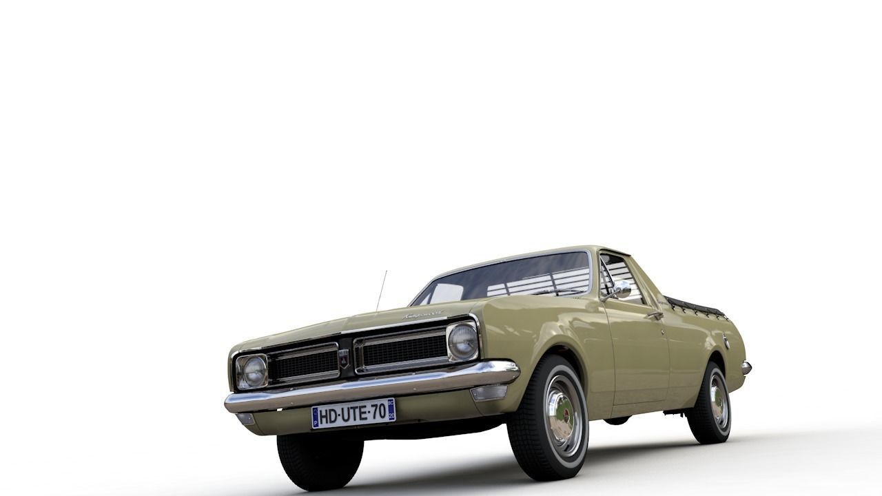 HOLDEN HG UTE KINGSWOOD 1970 3D model | CGTrader