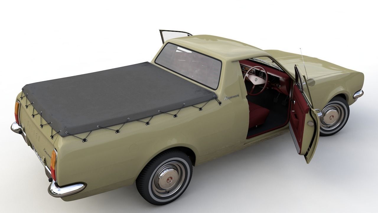 HOLDEN HG UTE KINGSWOOD 1970 3D model | CGTrader