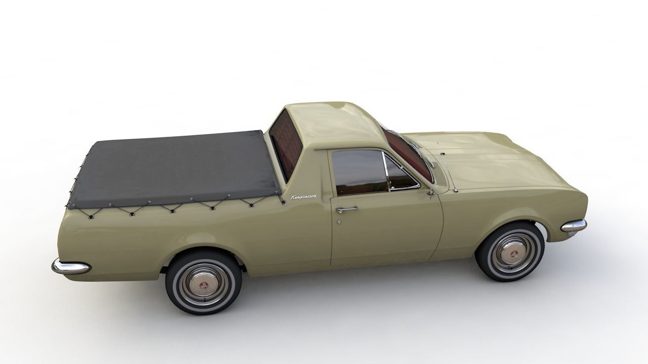 HOLDEN HG UTE KINGSWOOD 1970 3D model | CGTrader