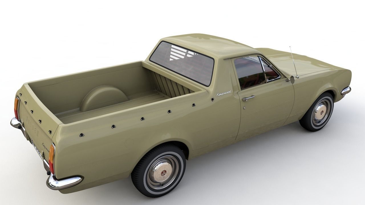 HOLDEN HG UTE KINGSWOOD 1970 3D model | CGTrader