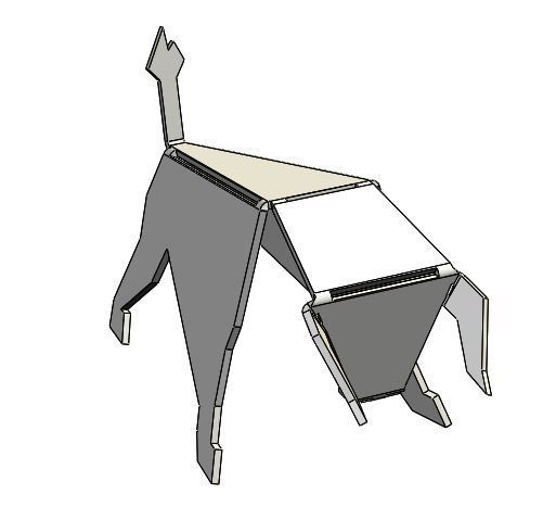 bull model from sheet metal 3D 3D model | CGTrader