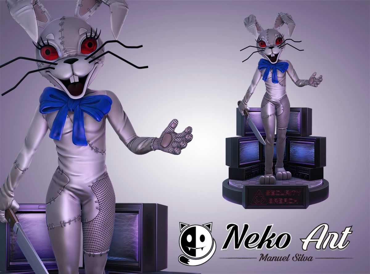Figure Vanny Fnaf Security Breach 3d Model 3d Printable Cgtrader