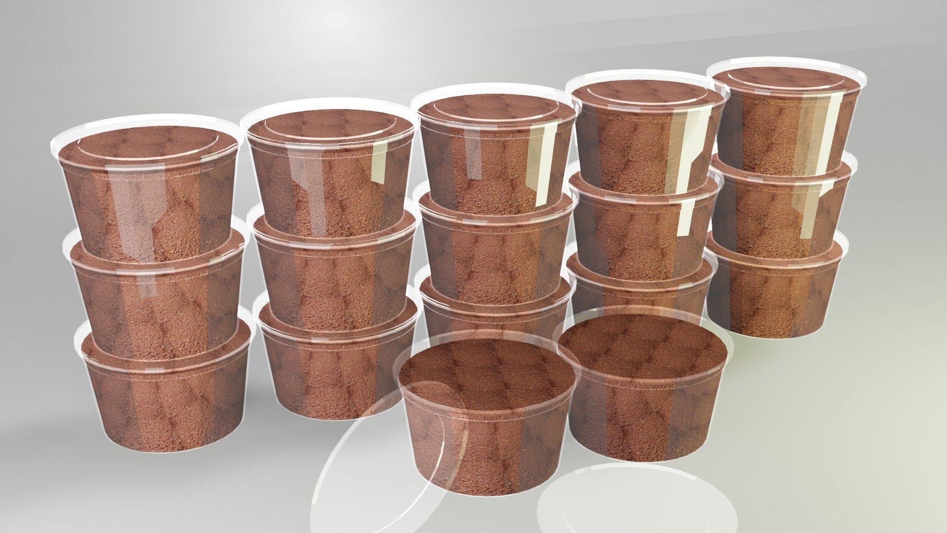 3D model 150g Plastic Container VR / AR / low-poly | CGTrader