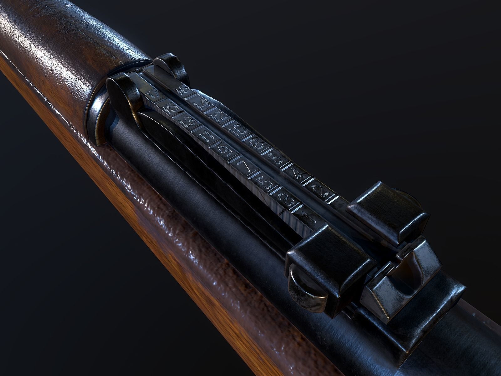 3D model Mauser 98k kar98 WW2 german Rifle VR / AR / low-poly | CGTrader
