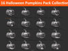 16 halloween pumpkin Mega Pack Collection | CGTrader