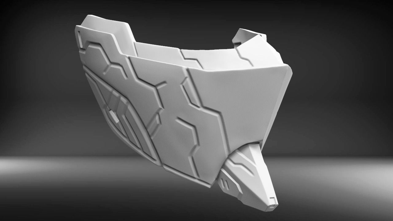 Mecha Mask V2 STL for 3D model 3D printable | CGTrader