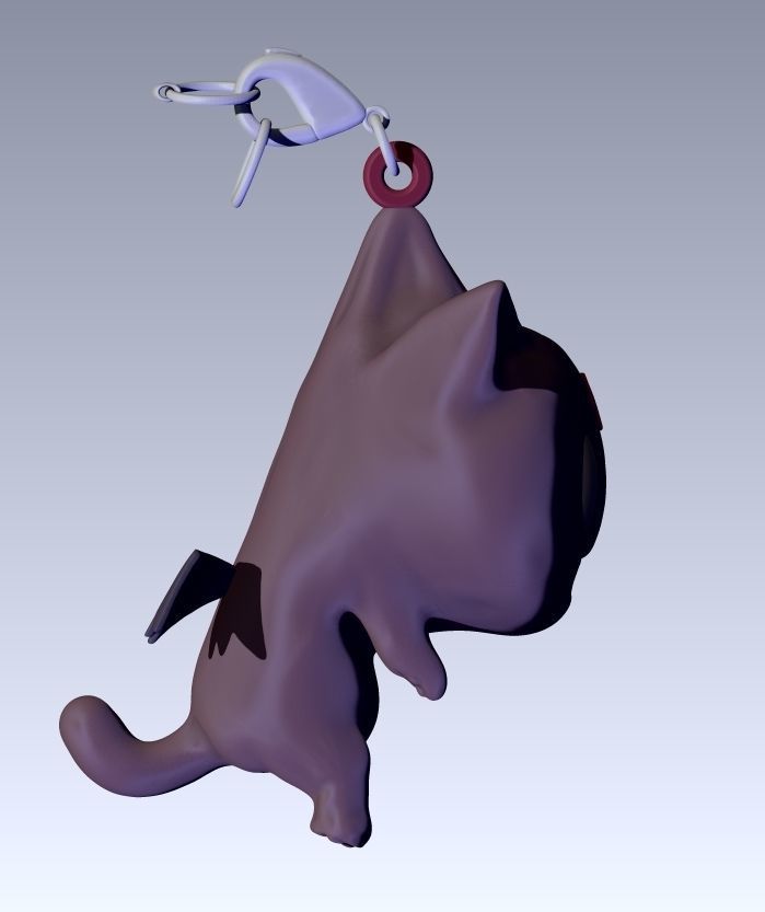 Chomusuke from KonoSuba free 3D model 3D printable | CGTrader