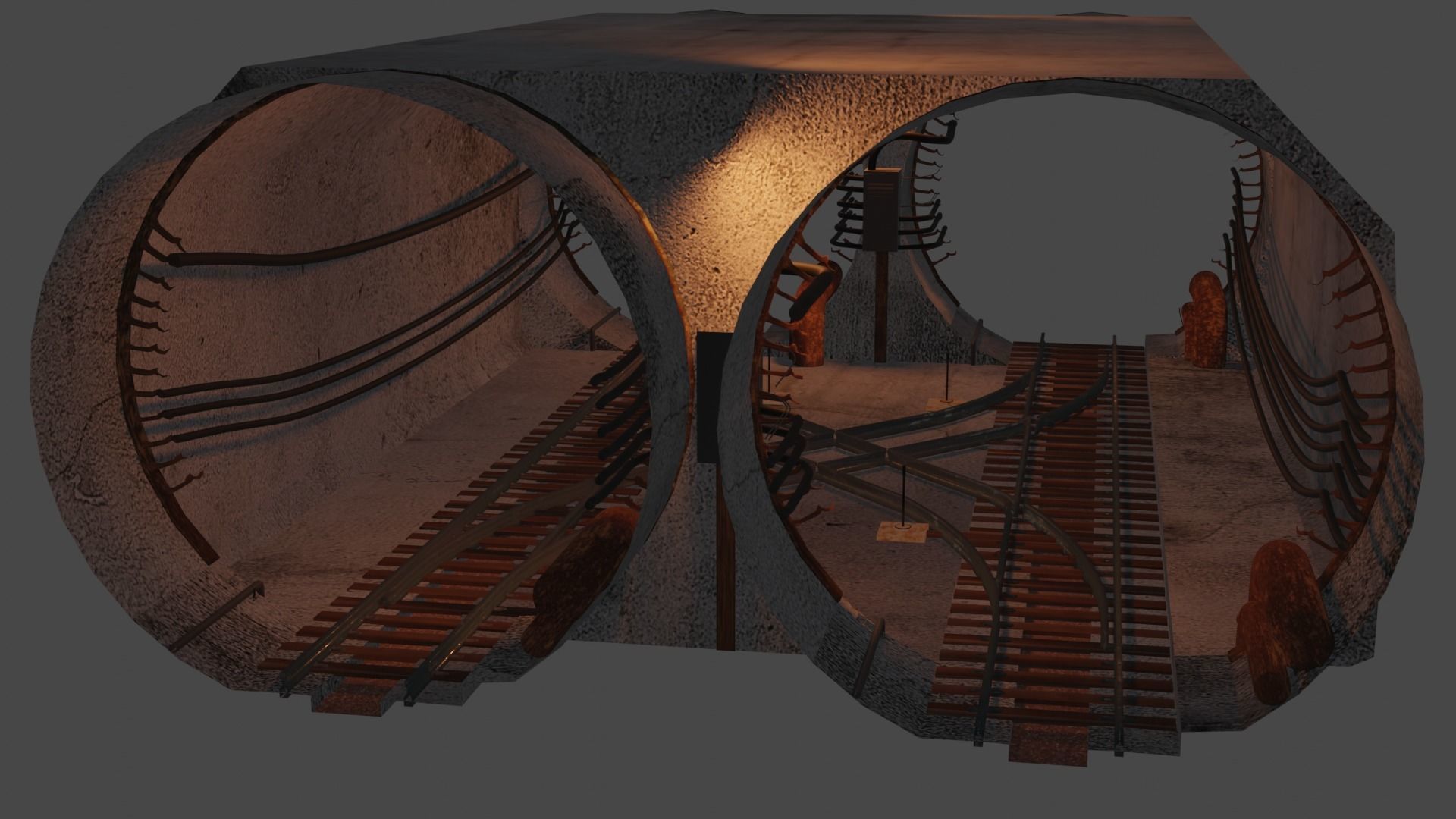 Underground pack 3D model rigged | CGTrader