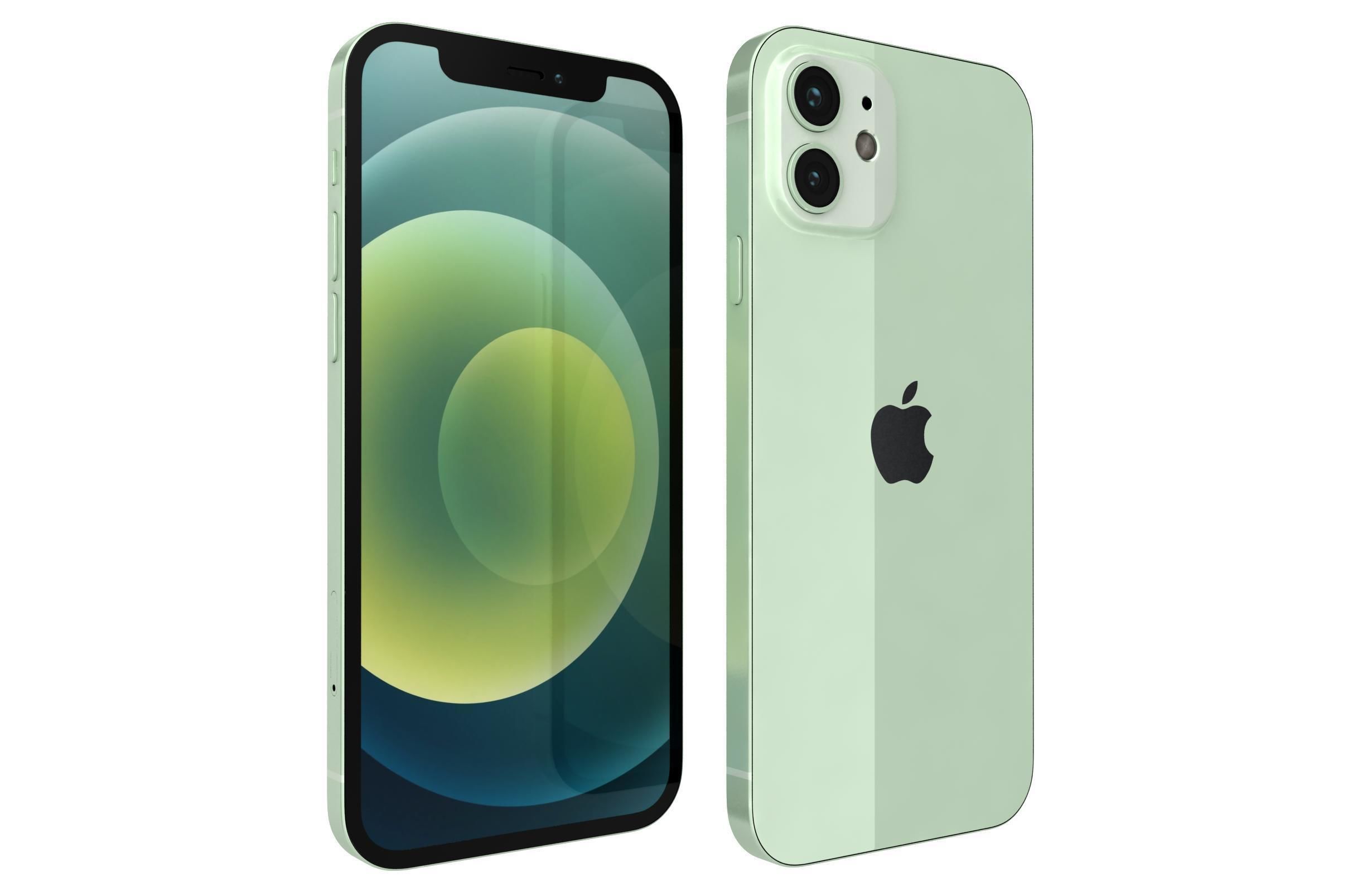 Apple iPhone 12 Green 3D model | CGTrader