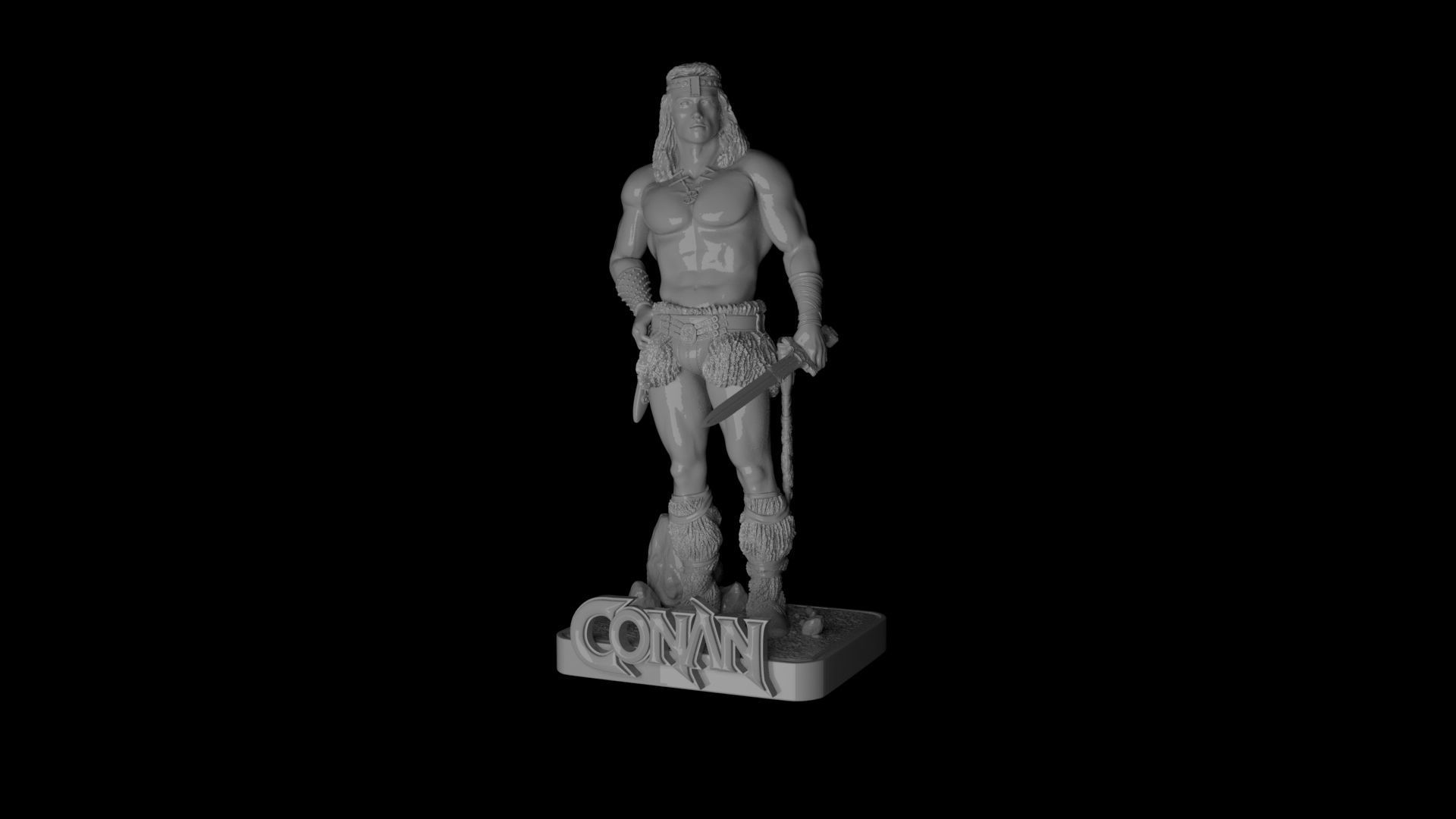 Conan the destroyer 3D printable 3D model 3D printable | CGTrader