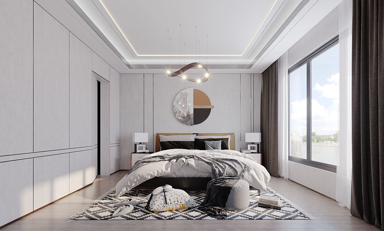 neo Chinese style 3D model rigged | CGTrader