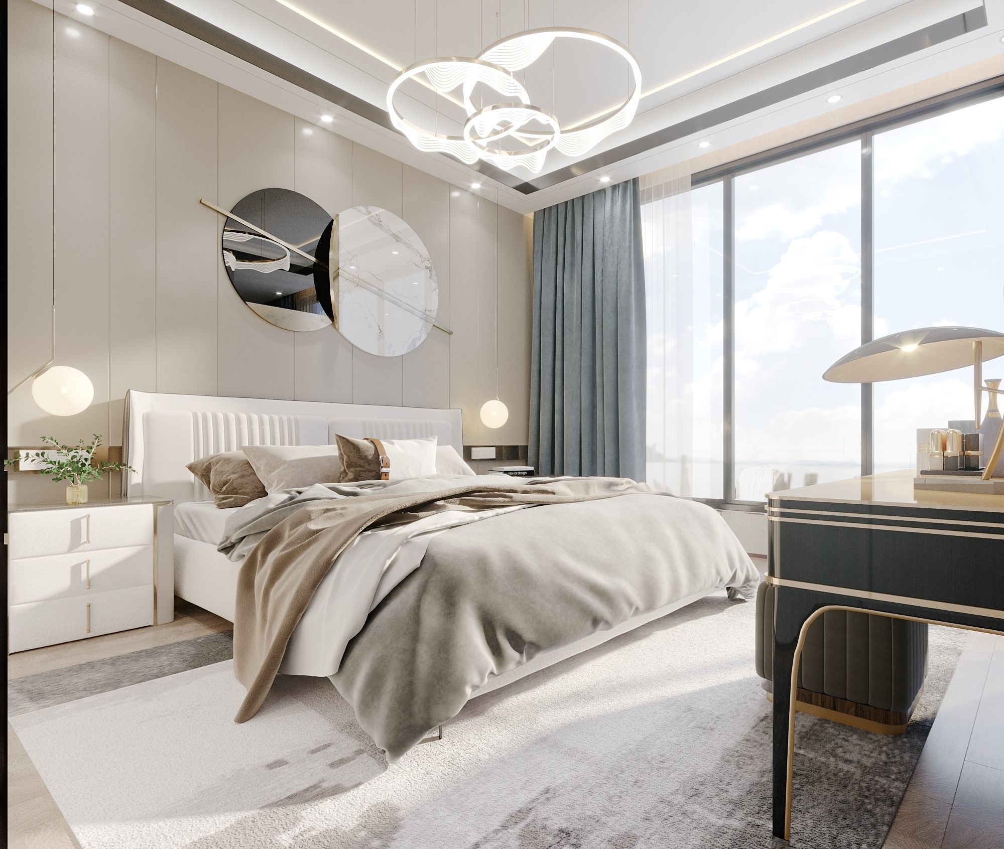 neo Chinese style 3D model rigged | CGTrader