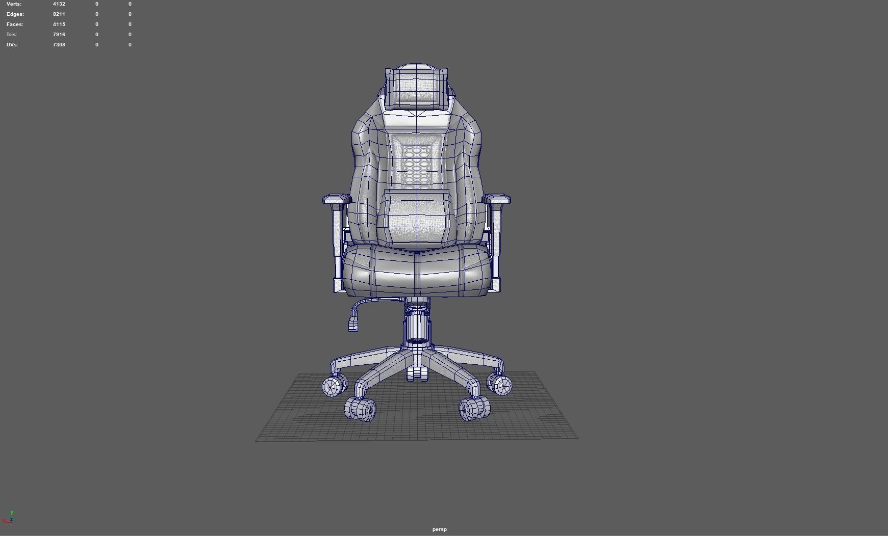 Gamer chair free VR / AR / low-poly 3D model | CGTrader