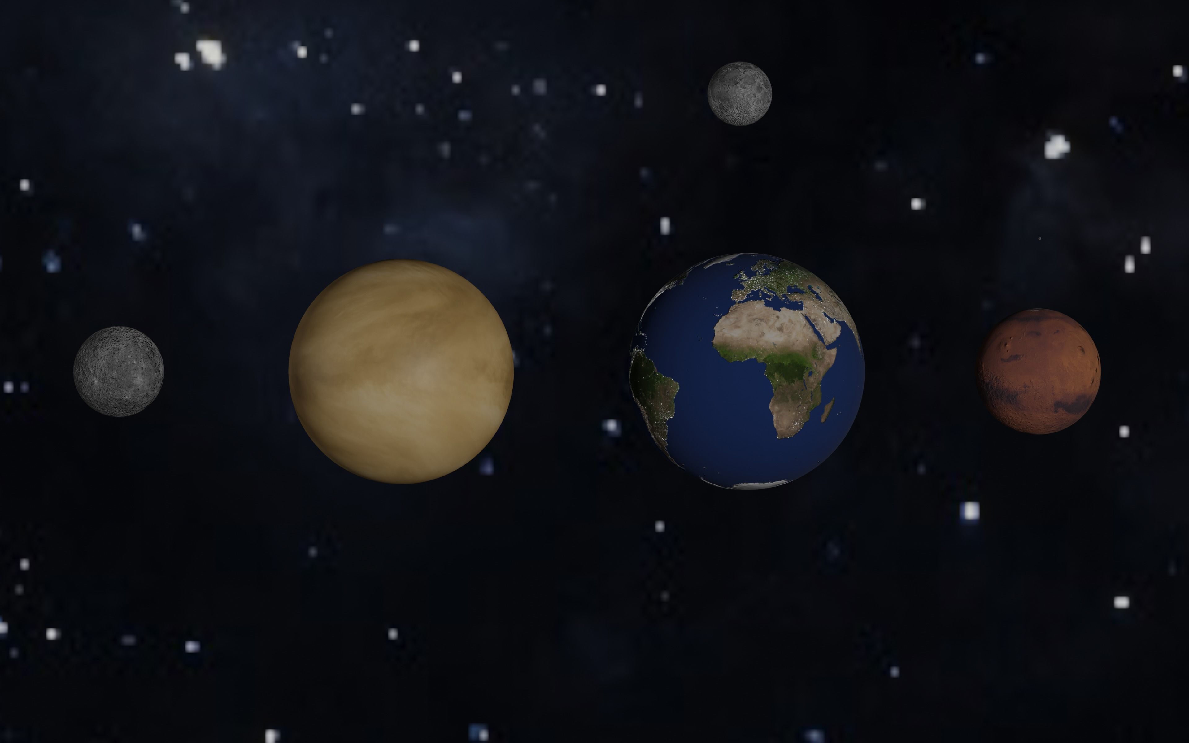 To Scale Solar system free 3D model | CGTrader