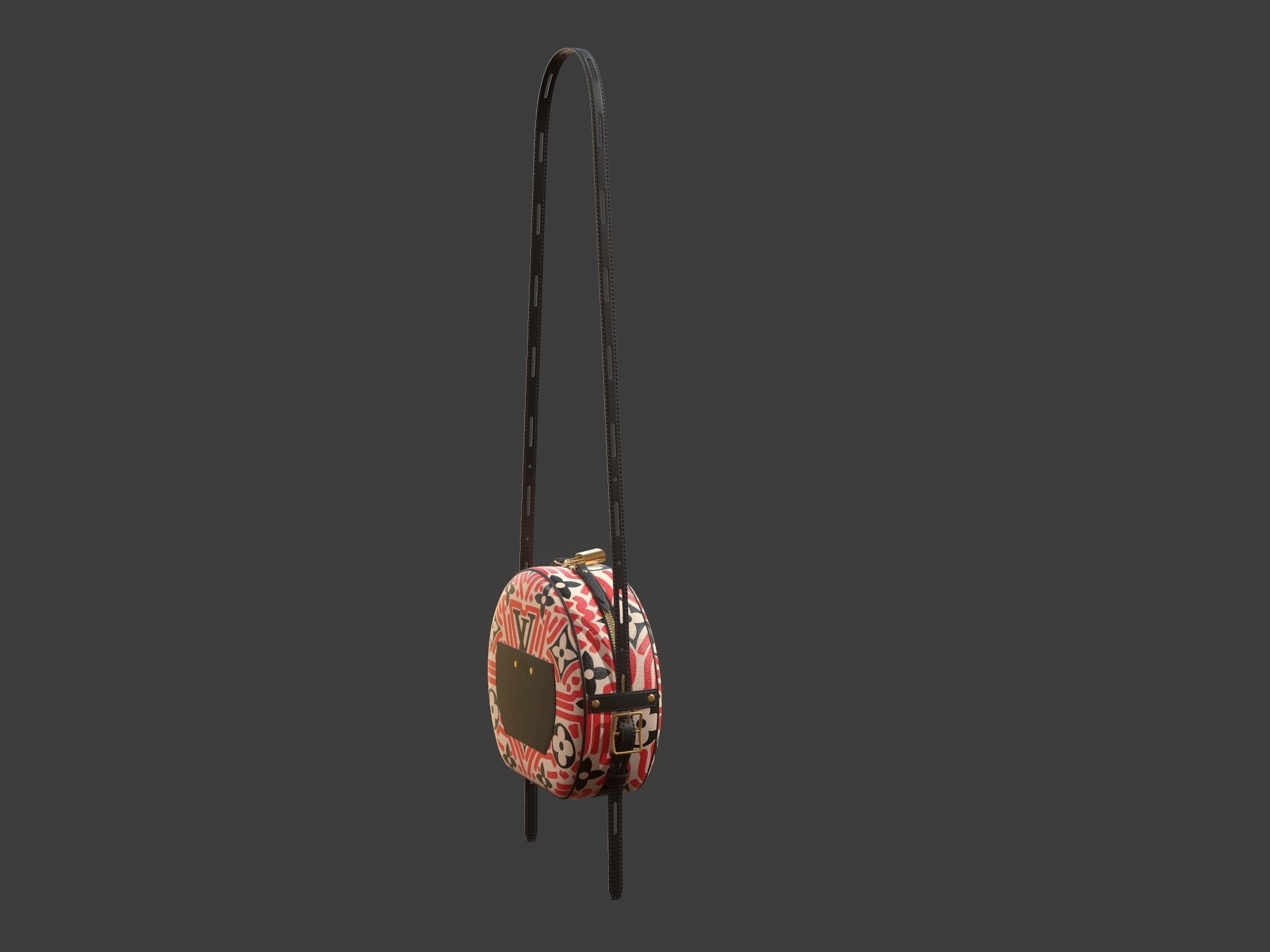 3D model Louis Vuitton Boite Chapeau Souple Bag Crafty Cream Red ...