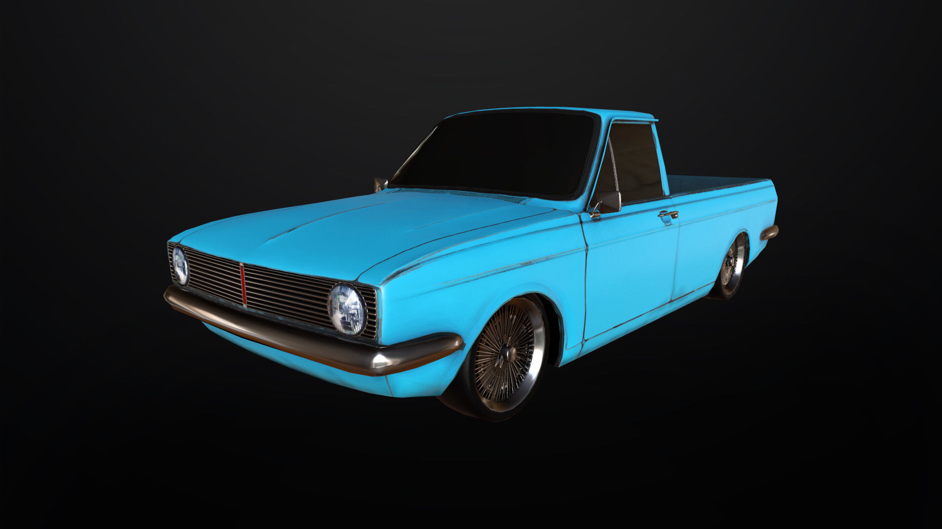 3D model Vanet Peykan - Rusty Classic Car VR / AR / low-poly | CGTrader