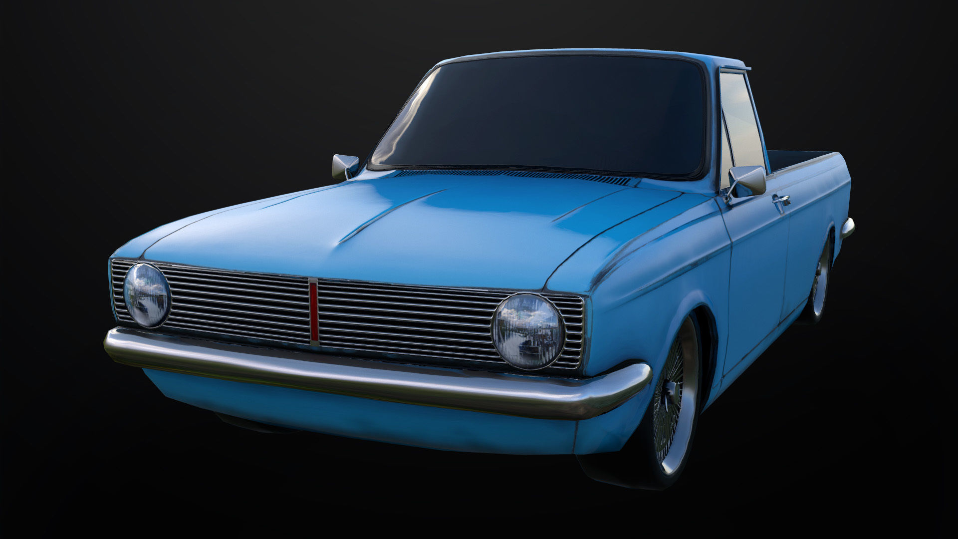 3D model Vanet Peykan - Rusty Classic Car VR / AR / low-poly | CGTrader