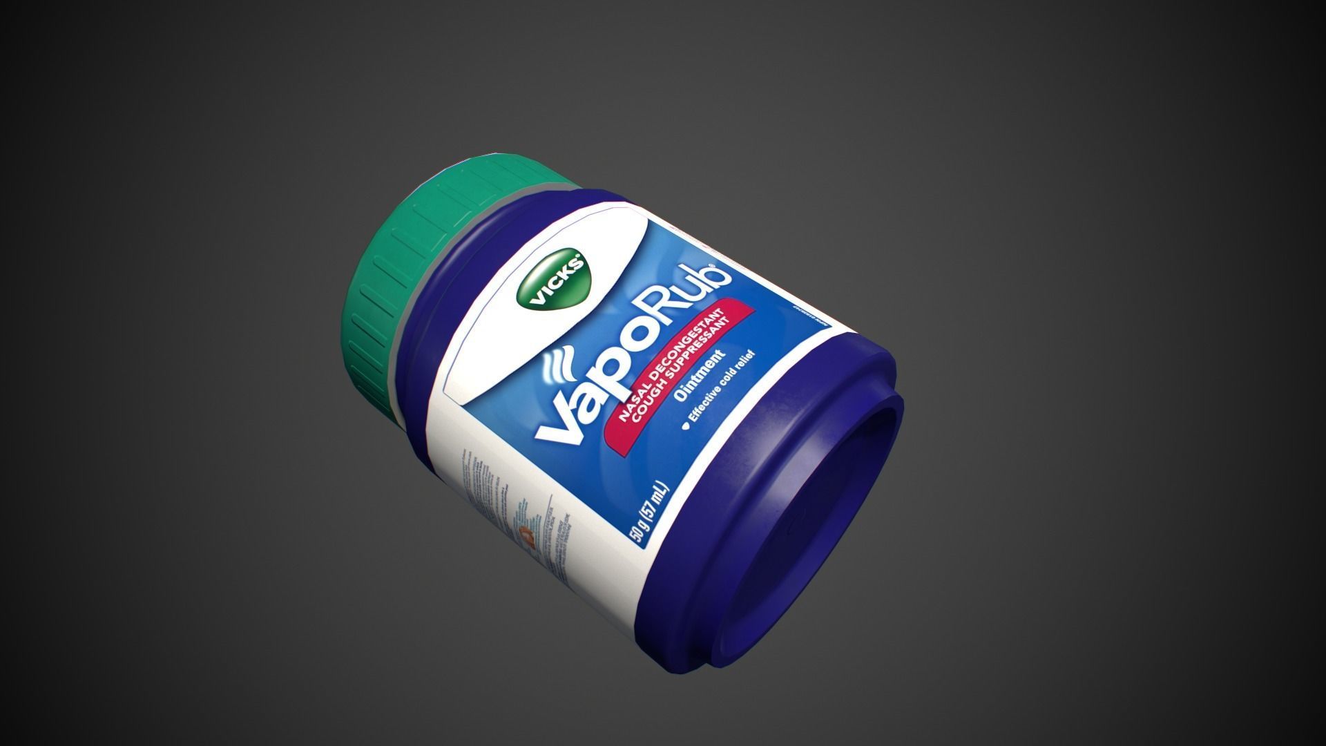 3D model Vicks Creme Ointment VR / AR / low-poly | CGTrader