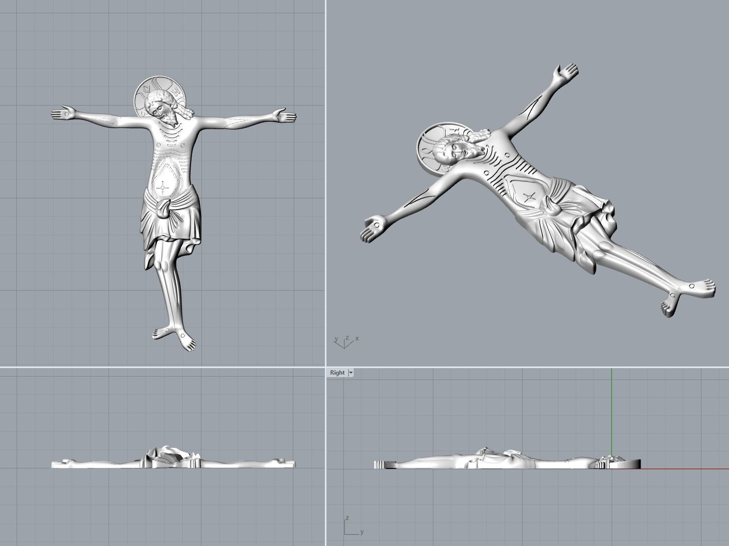 Jesus 3D model 3D printable | CGTrader