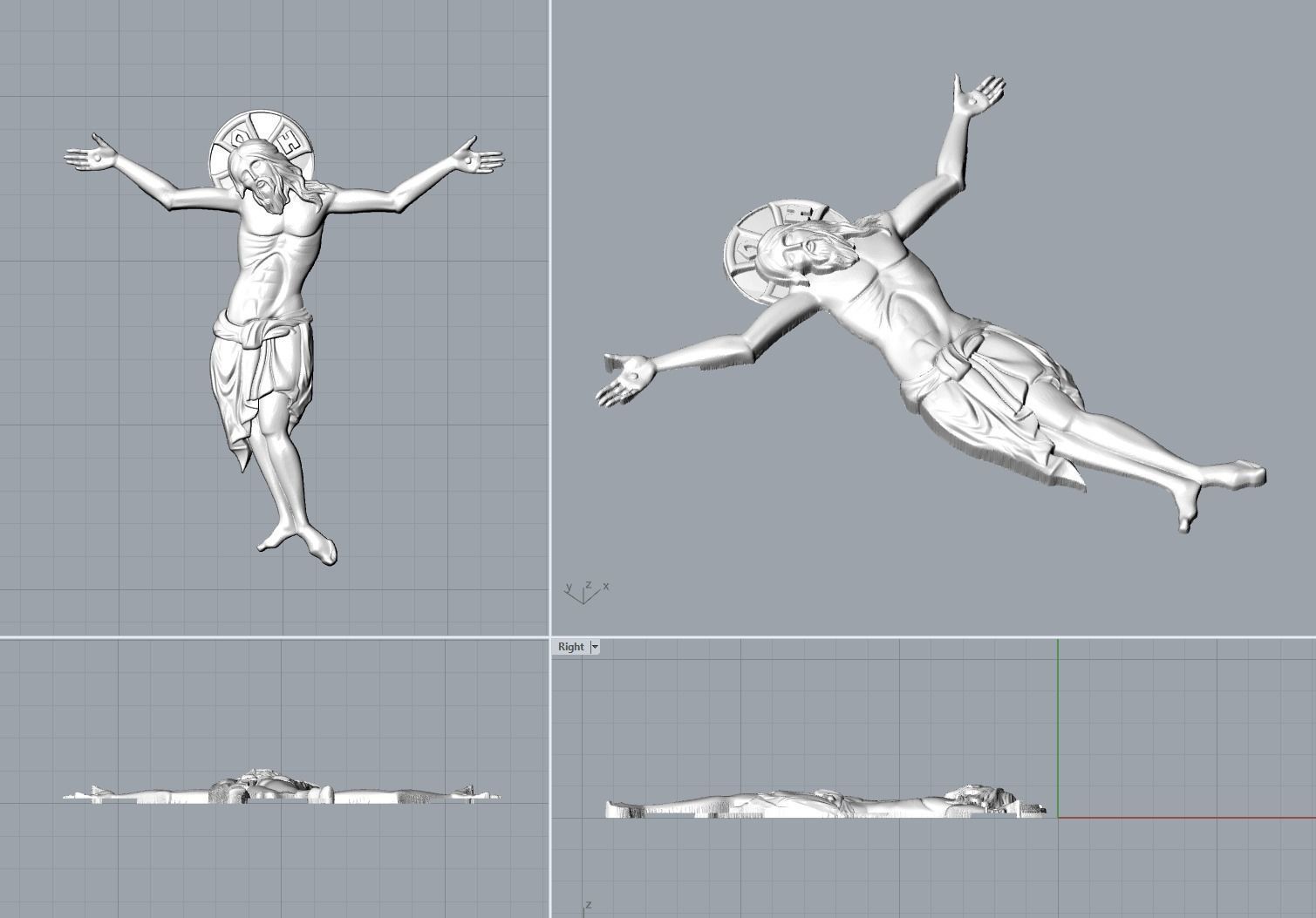 Jesus 3D model 3D printable | CGTrader