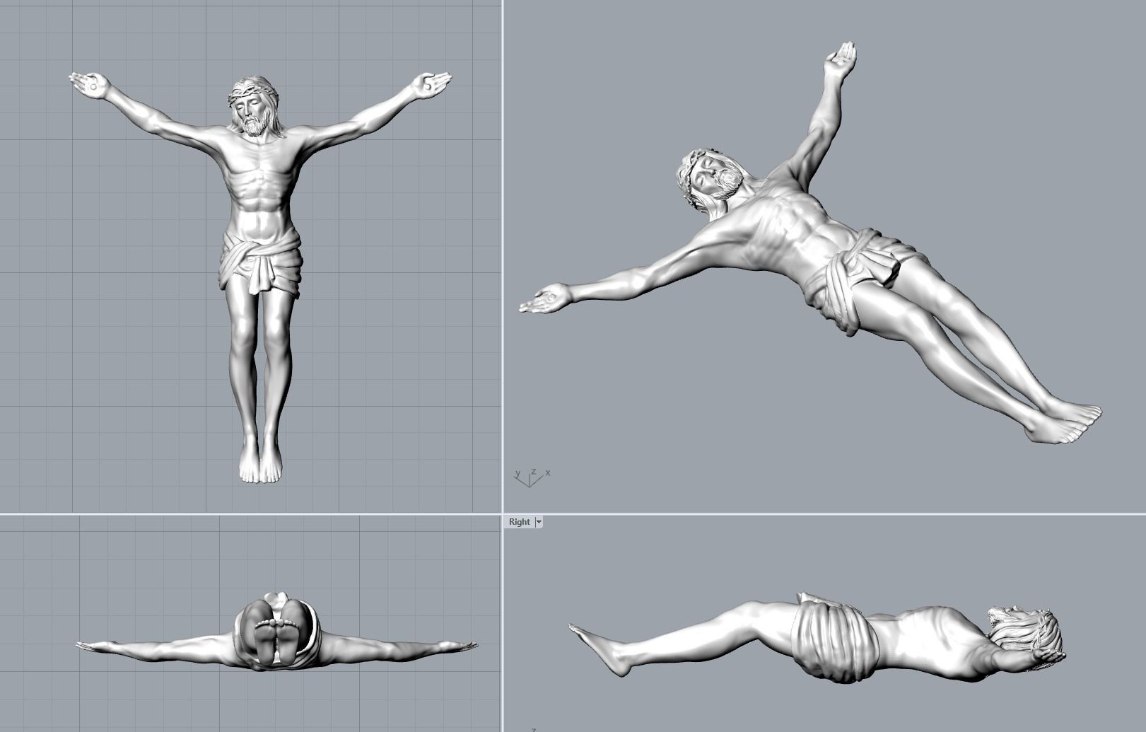 Jesus 3D model 3D printable | CGTrader