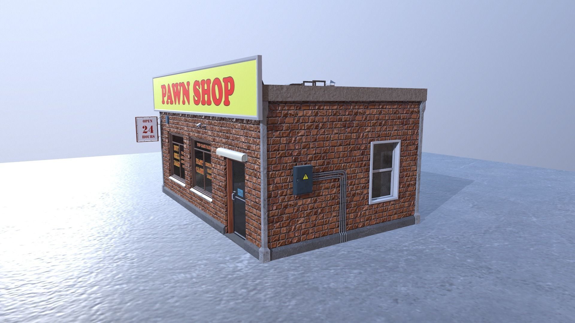 3D model Pawn Shop VR / AR / low-poly | CGTrader