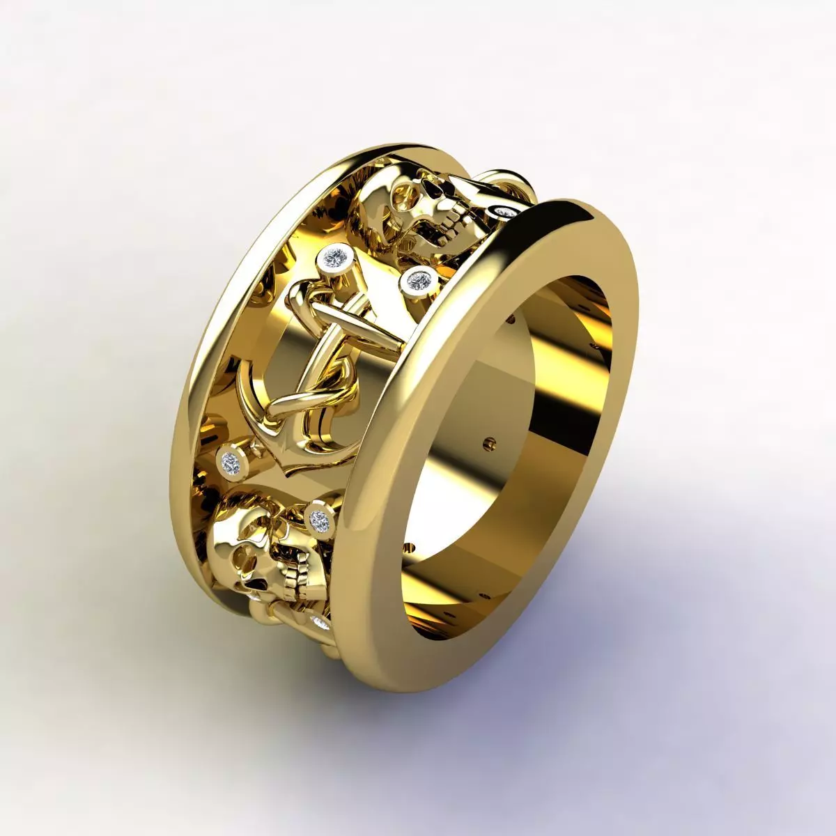 SJ RING 35 3D model 3D printable | CGTrader