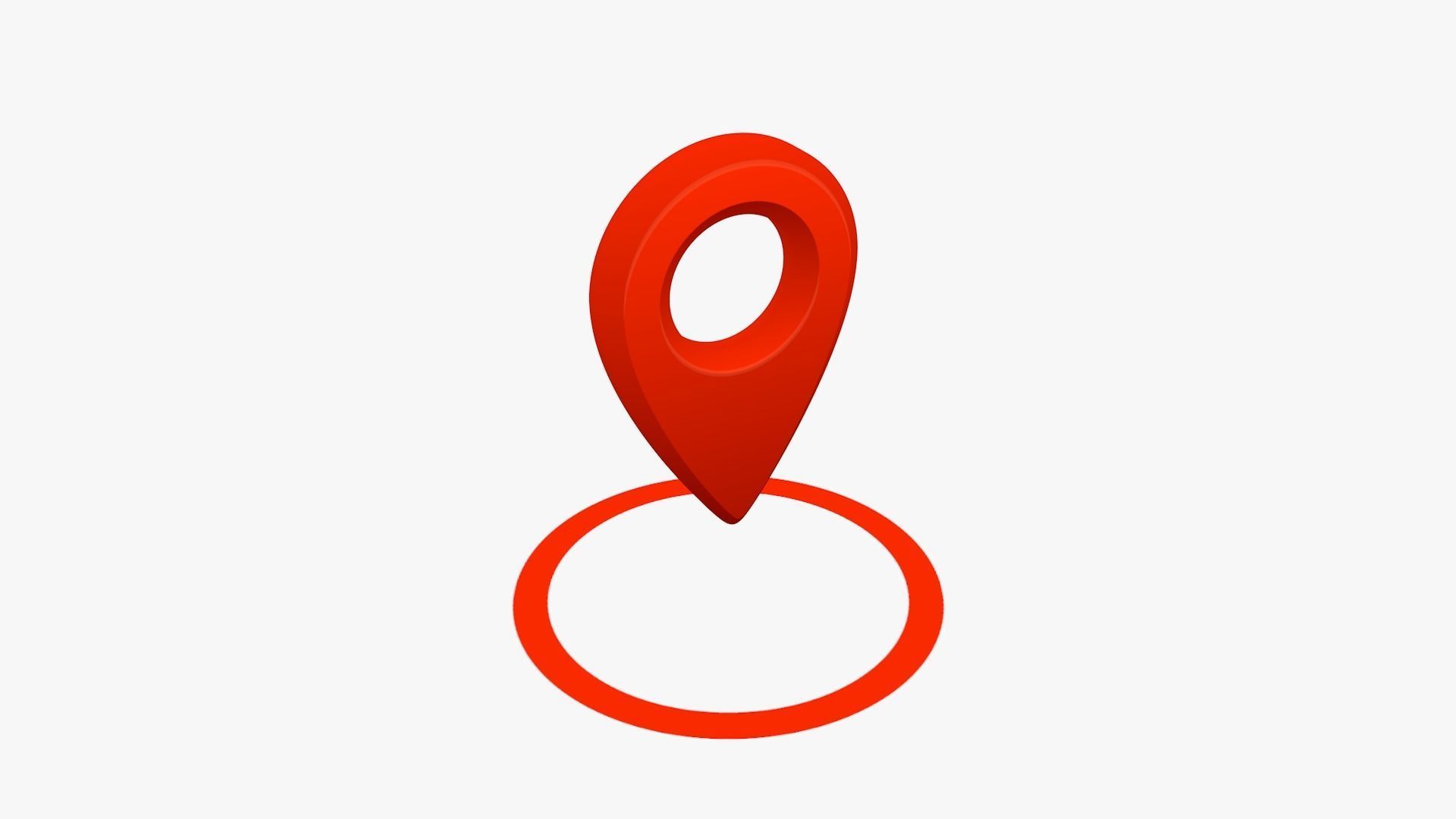 3D model Map Pointer - Animated VR / AR / low-poly | CGTrader