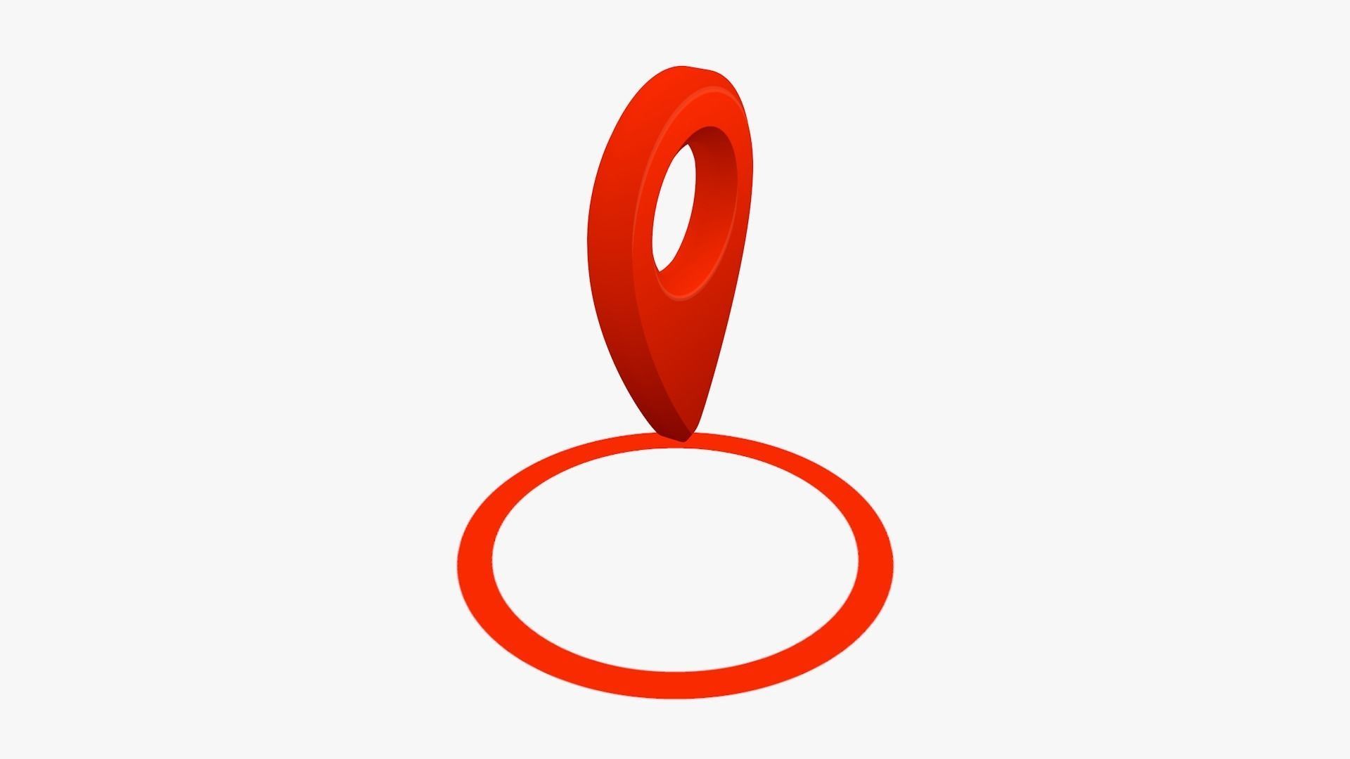 3D model Map Pointer - Animated VR / AR / low-poly | CGTrader