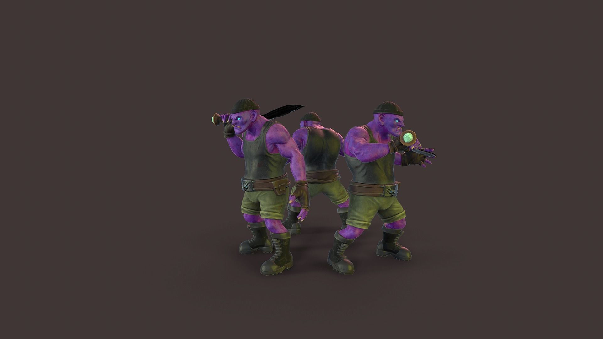 3D model Orc Bandit VR / AR / low-poly | CGTrader