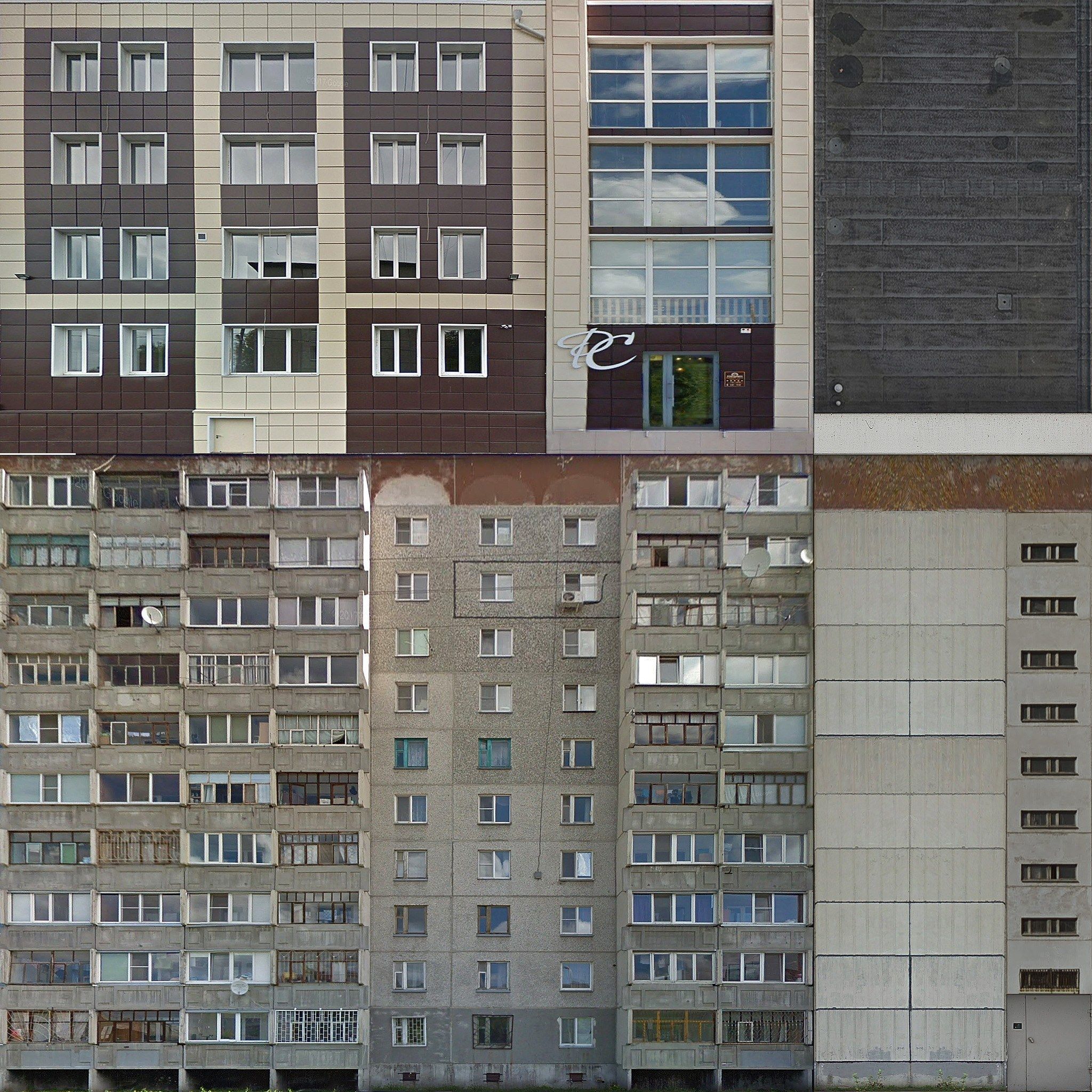 3D model russian soviet panel building VR / AR / low-poly | CGTrader