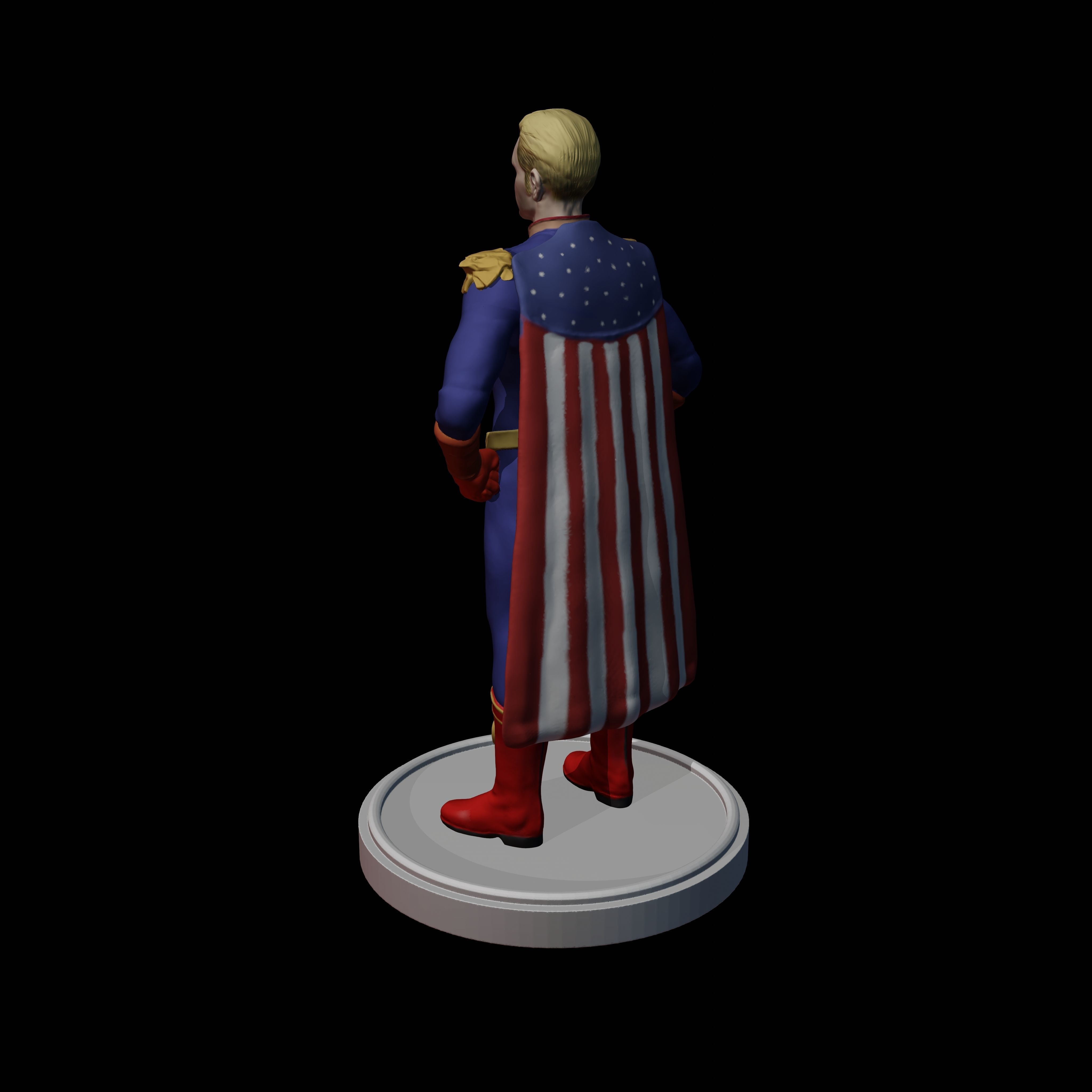 Homelander superhero free 3D model 3D printable | CGTrader