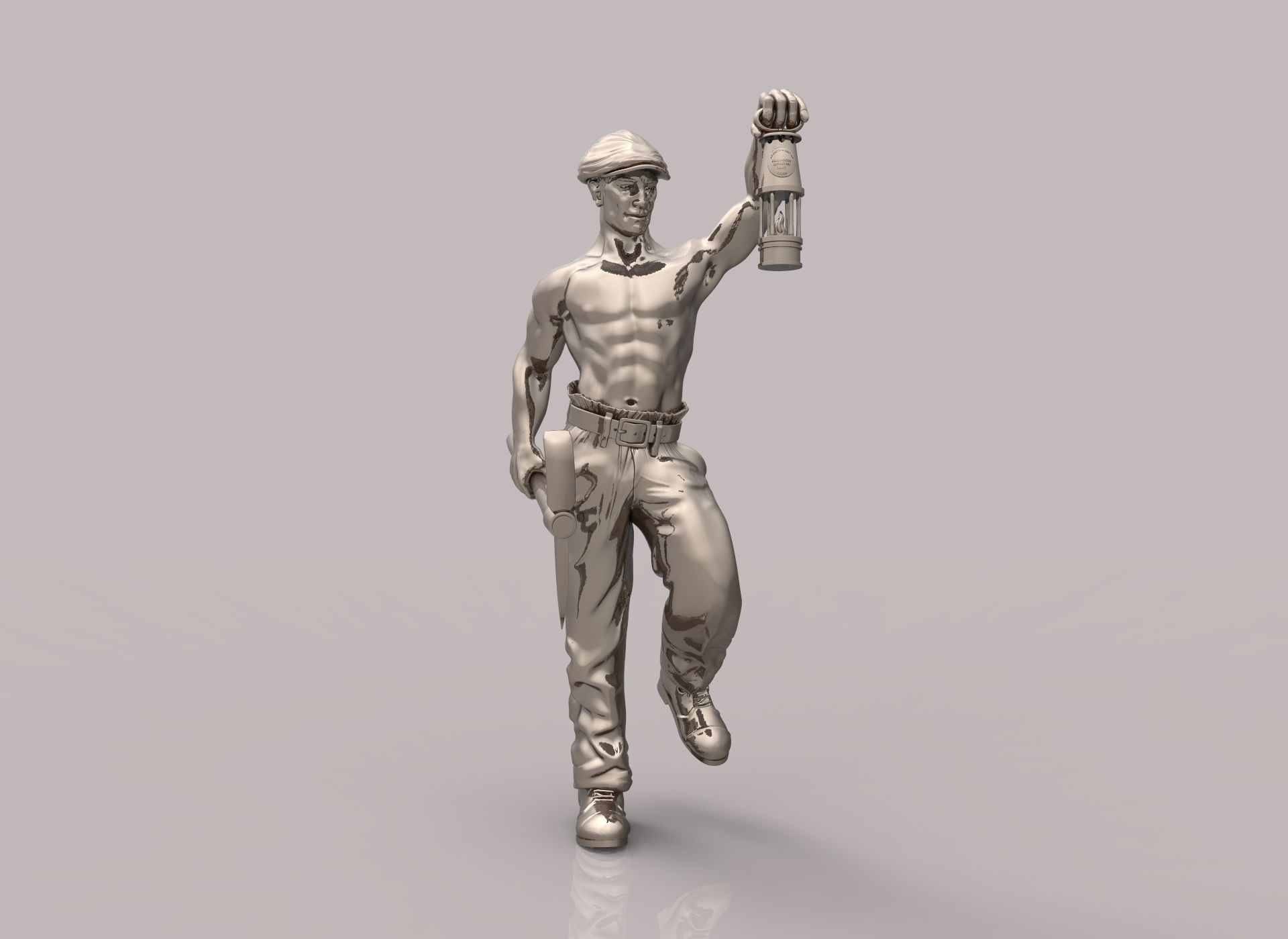 Miner 3d stl models 3d printing purpose | CGTrader