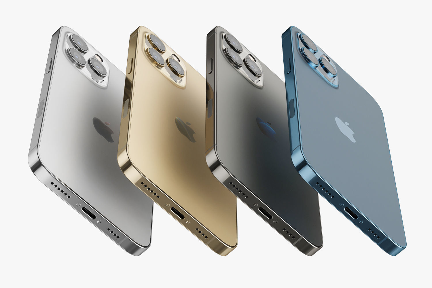 Apple iPhone 12 pro MAX all colors 3D model | CGTrader