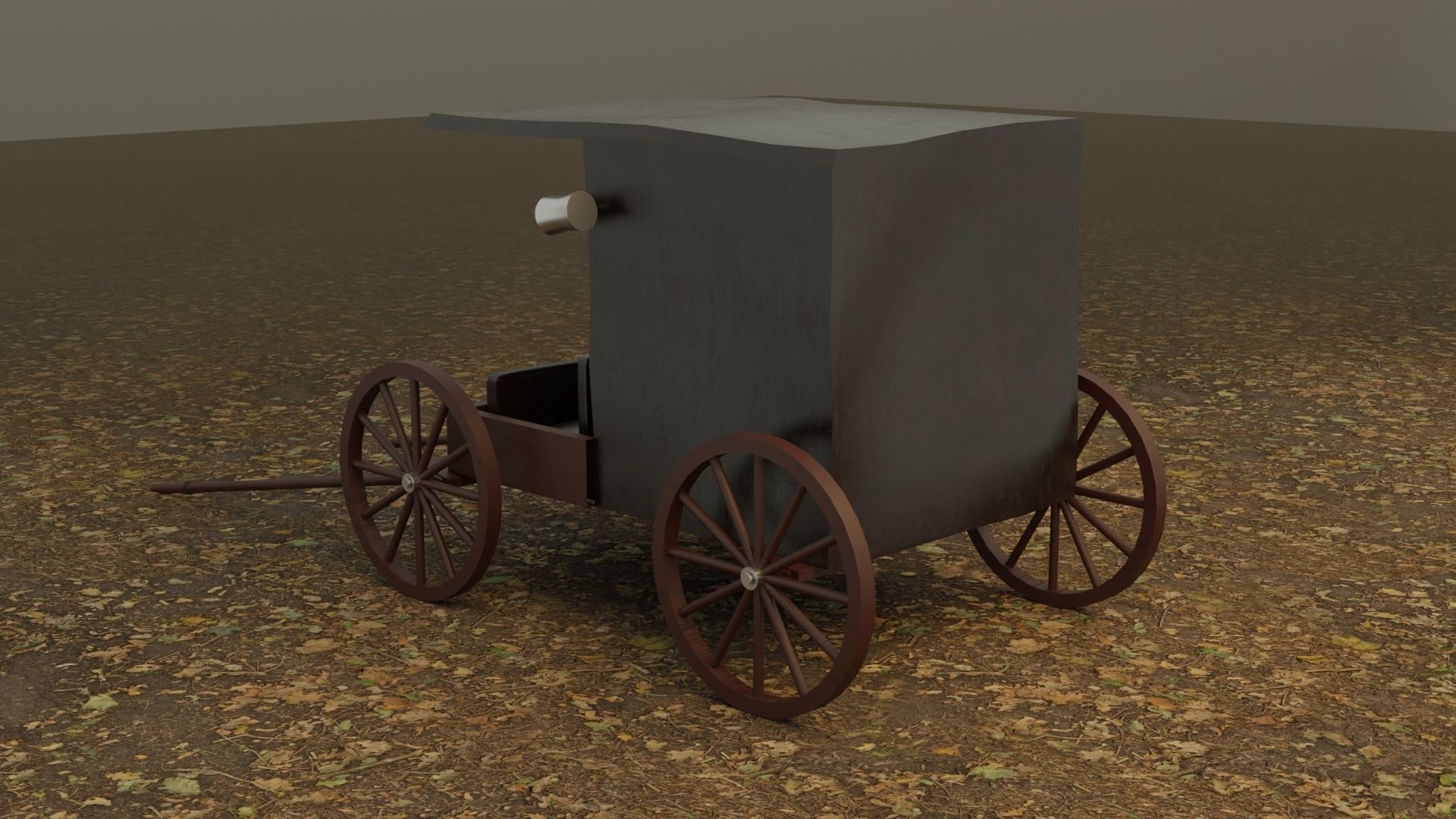 3D model Horse Cart VR / AR / low-poly | CGTrader