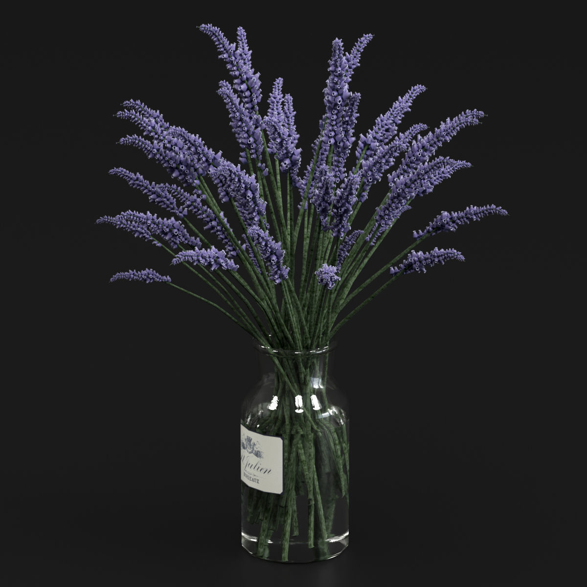 Lavender bouquet 3D model | CGTrader