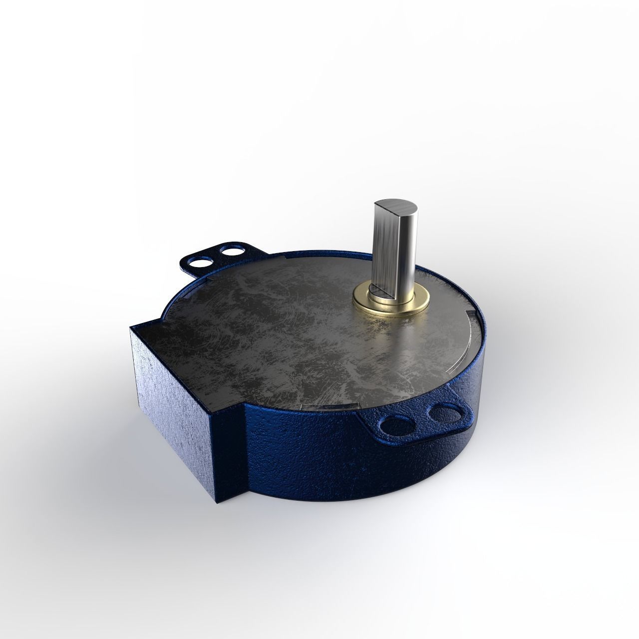 Pancake motor for kitchen microwave turntable 3D model | CGTrader