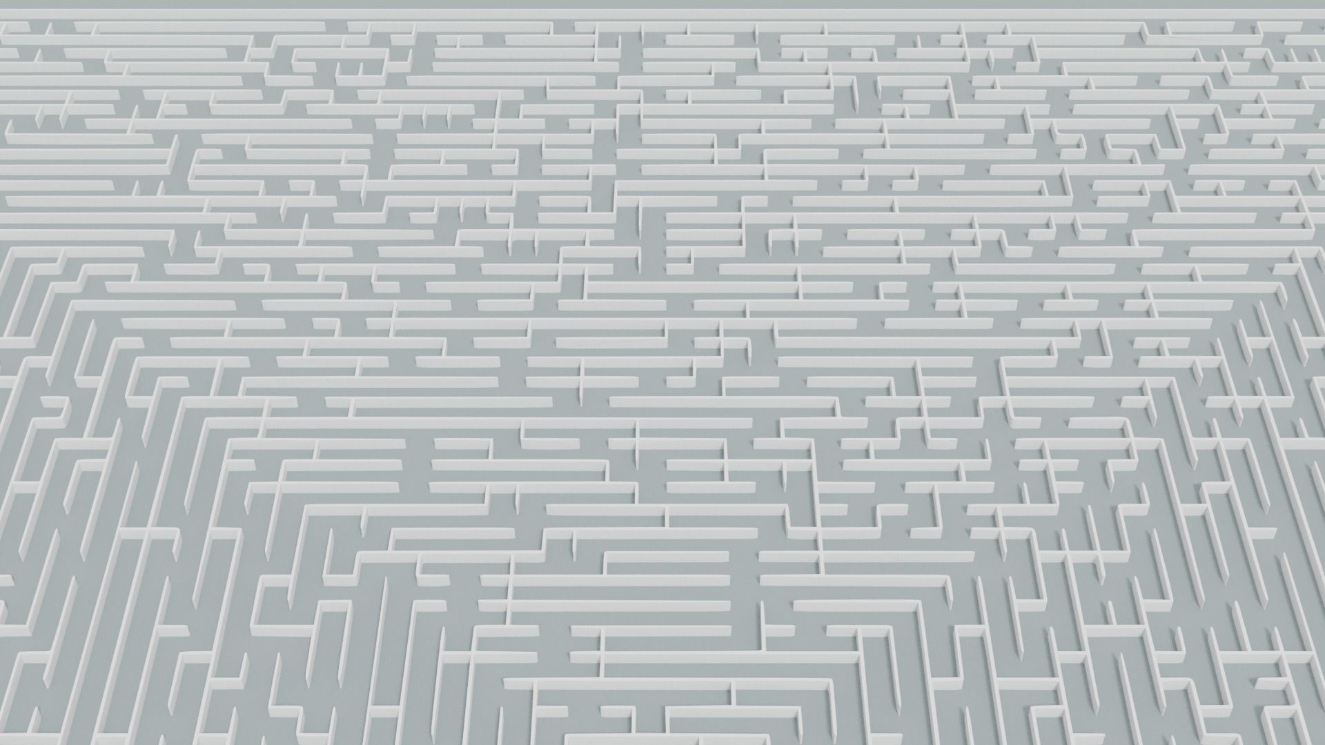 3D model Low poly large square maze VR / AR / low-poly | CGTrader