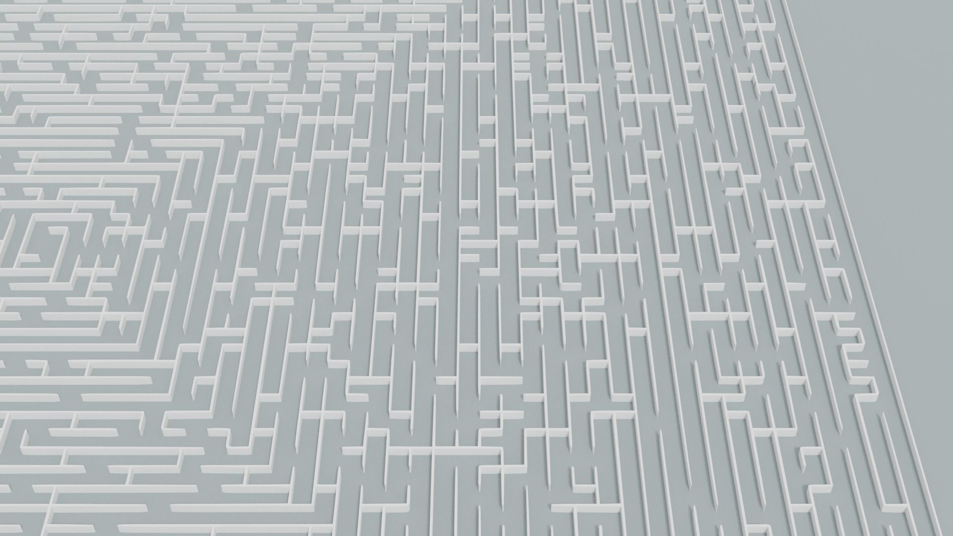 3D model Low poly large square maze VR / AR / low-poly | CGTrader