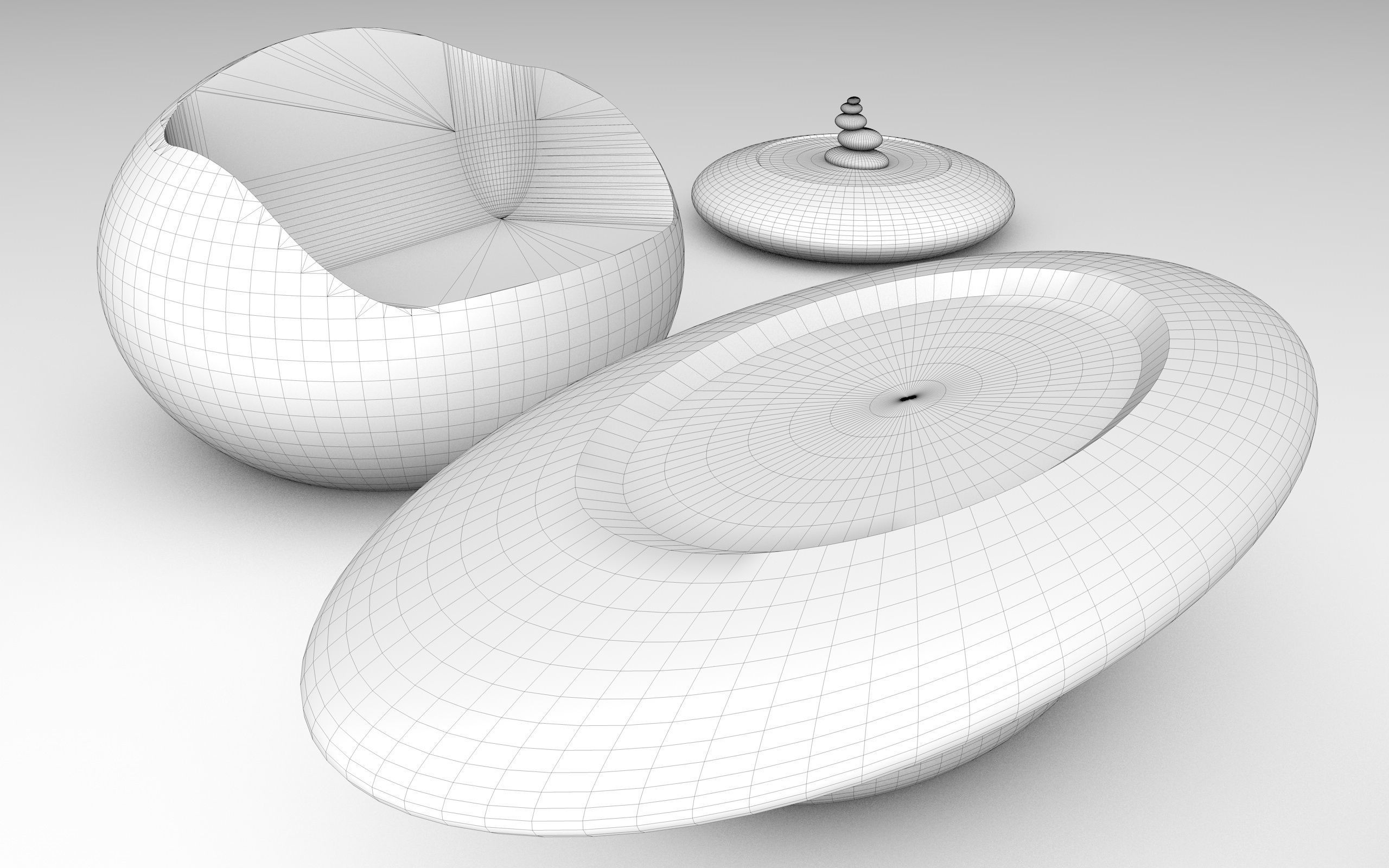 YOGA SPECIAL STONE SEATING 3d model 3D model | CGTrader