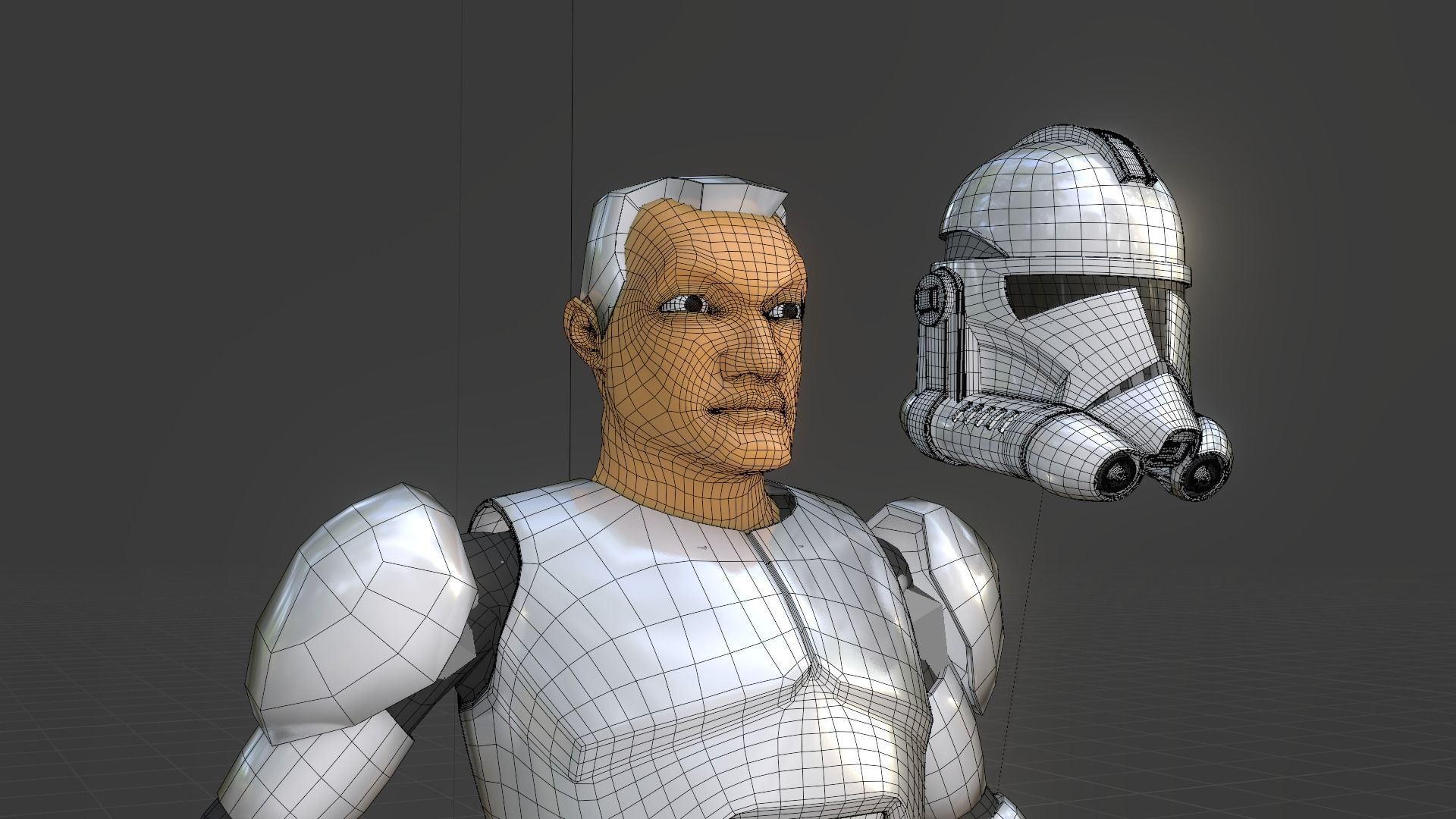 Clone Star Wars 3D model rigged | CGTrader