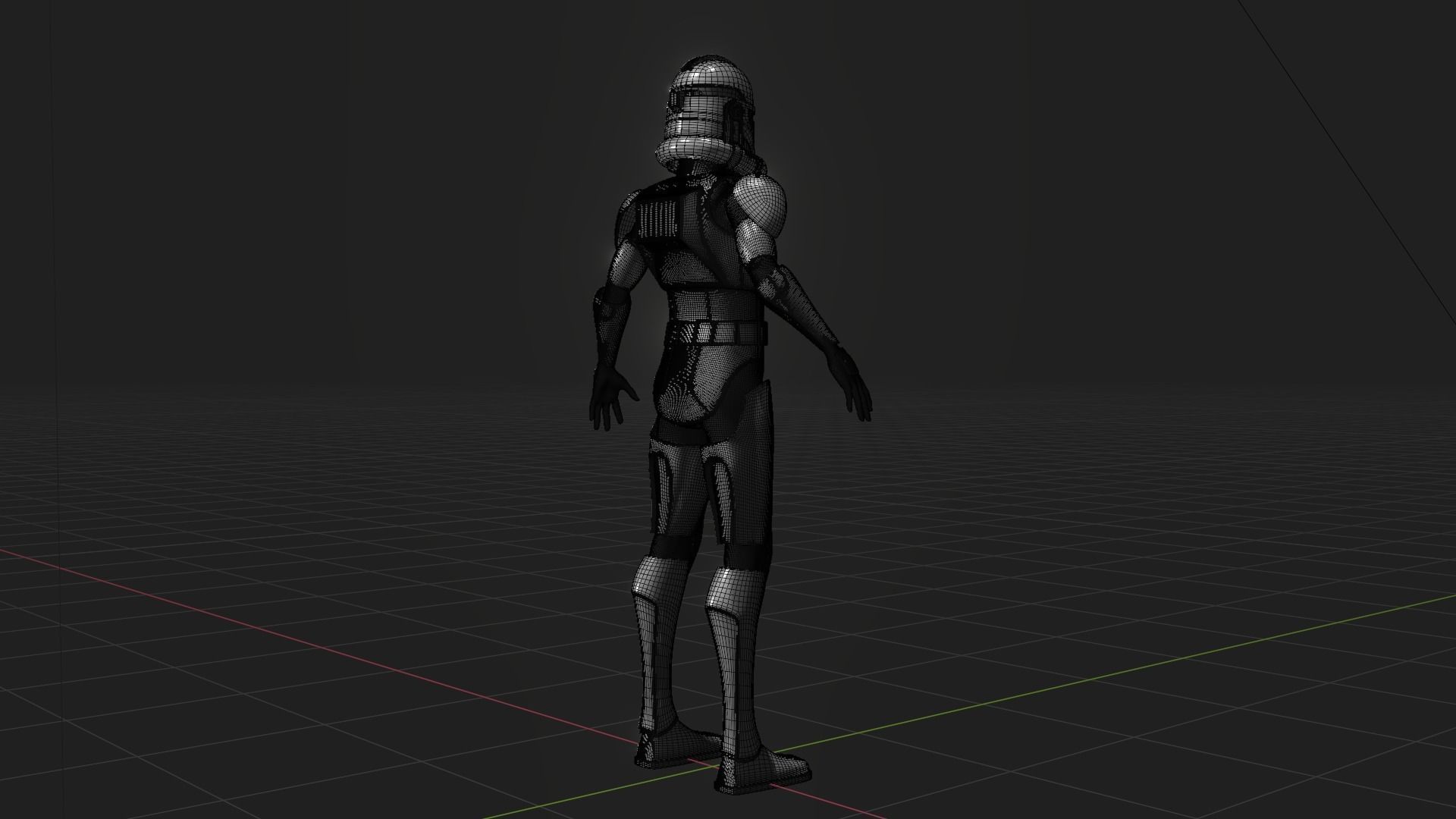 Clone Star Wars 3D model rigged | CGTrader