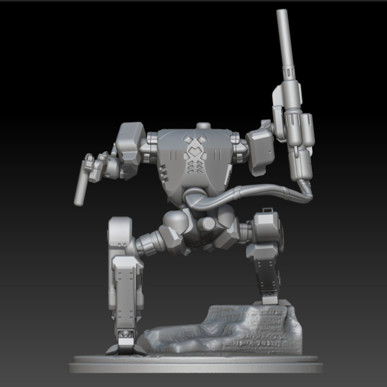 Toad Mecha 3D model 3D printable | CGTrader