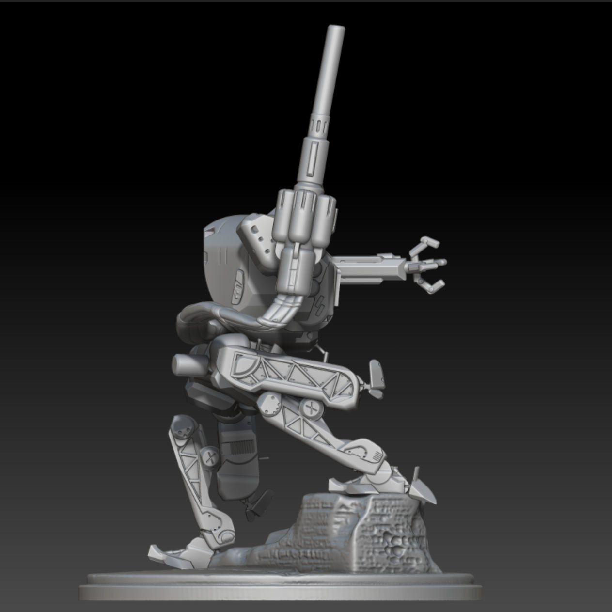 Toad Mecha 3D model 3D printable | CGTrader