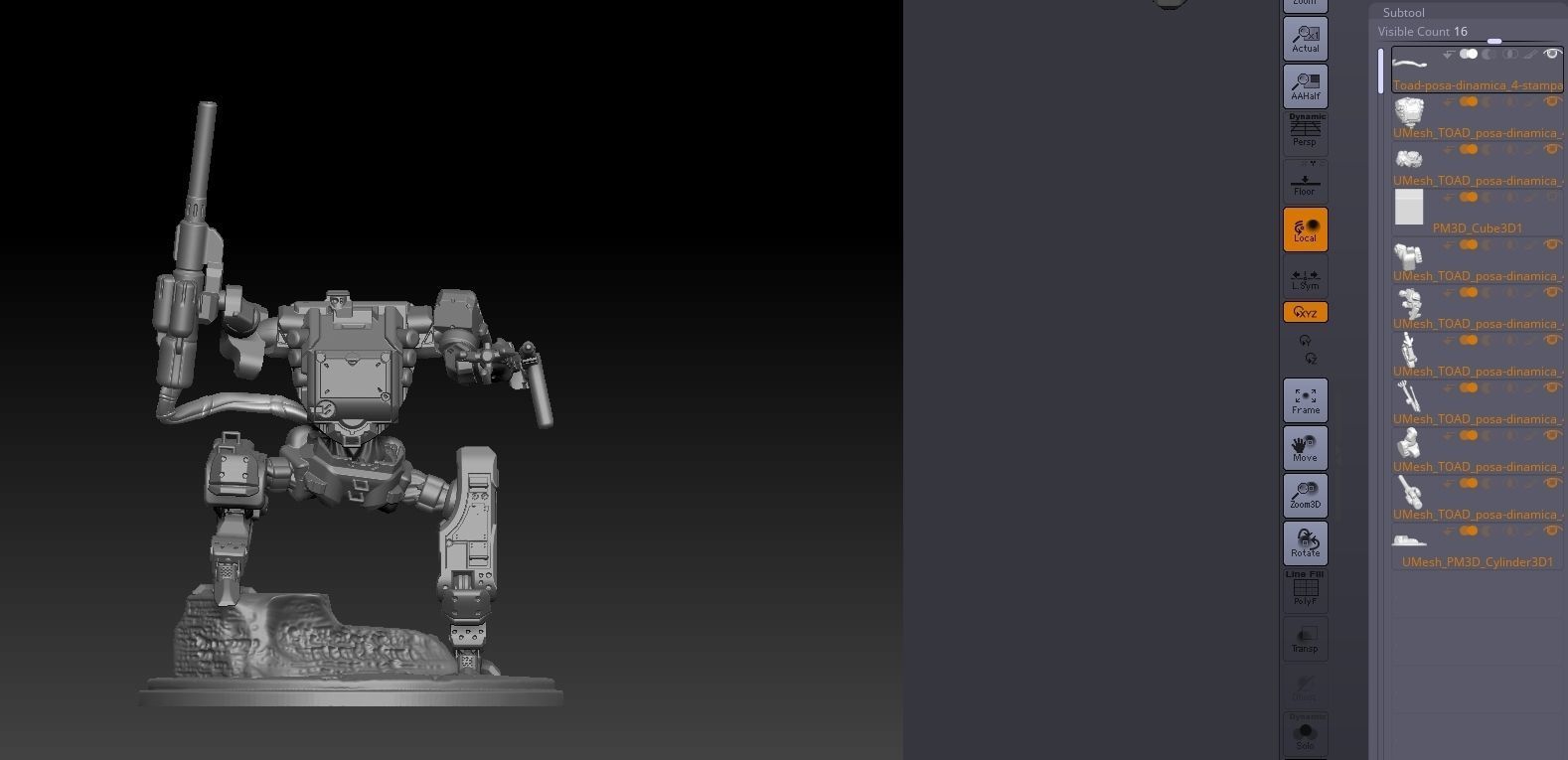 Toad Mecha 3D model 3D printable | CGTrader