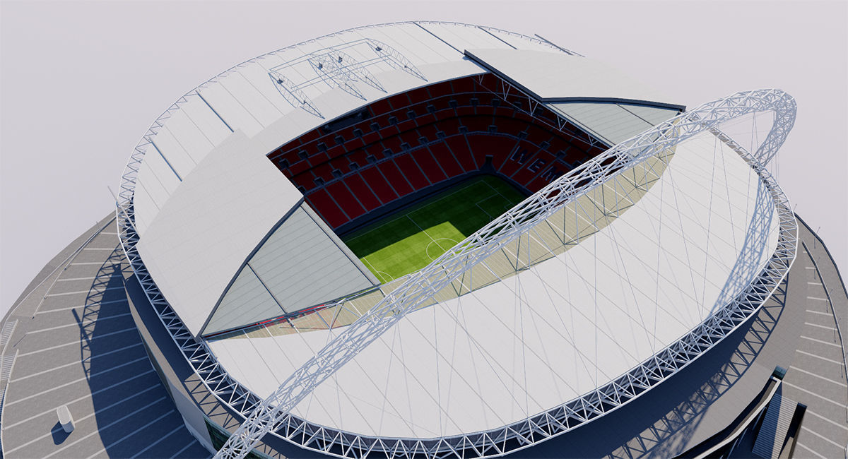 Wembley Stadium - London England 3D model | CGTrader
