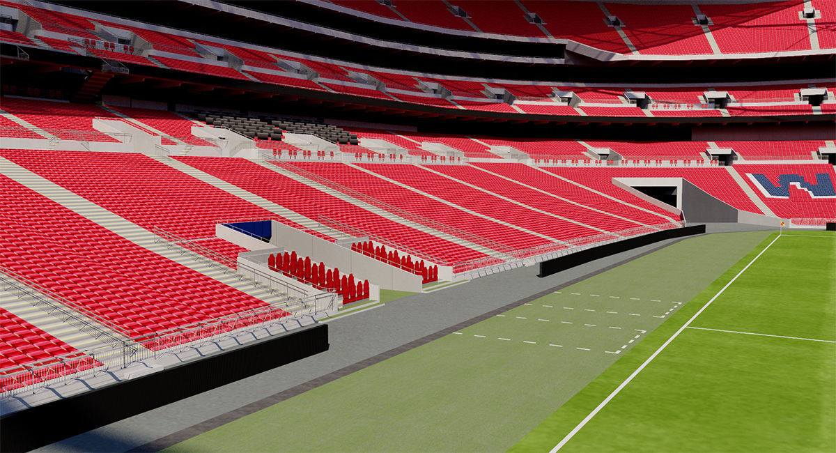Wembley Stadium - London England 3D model | CGTrader