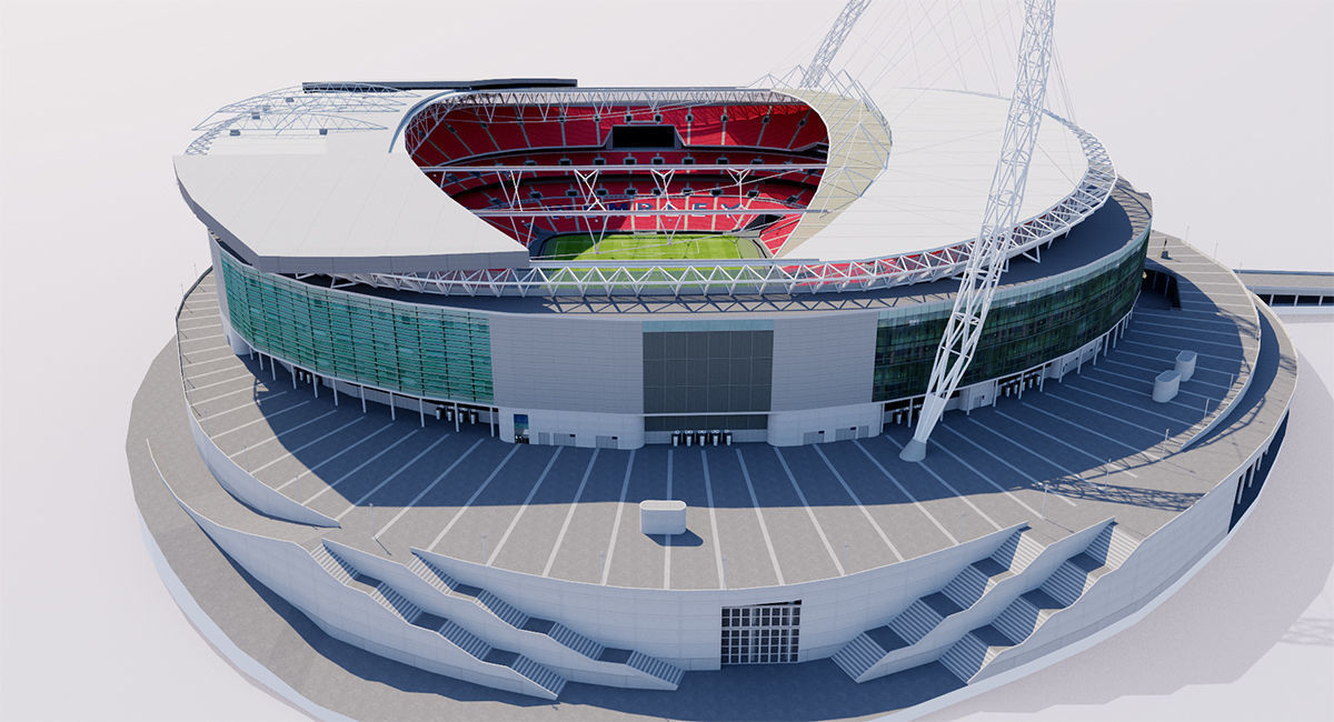 Wembley Stadium - London England 3D model | CGTrader