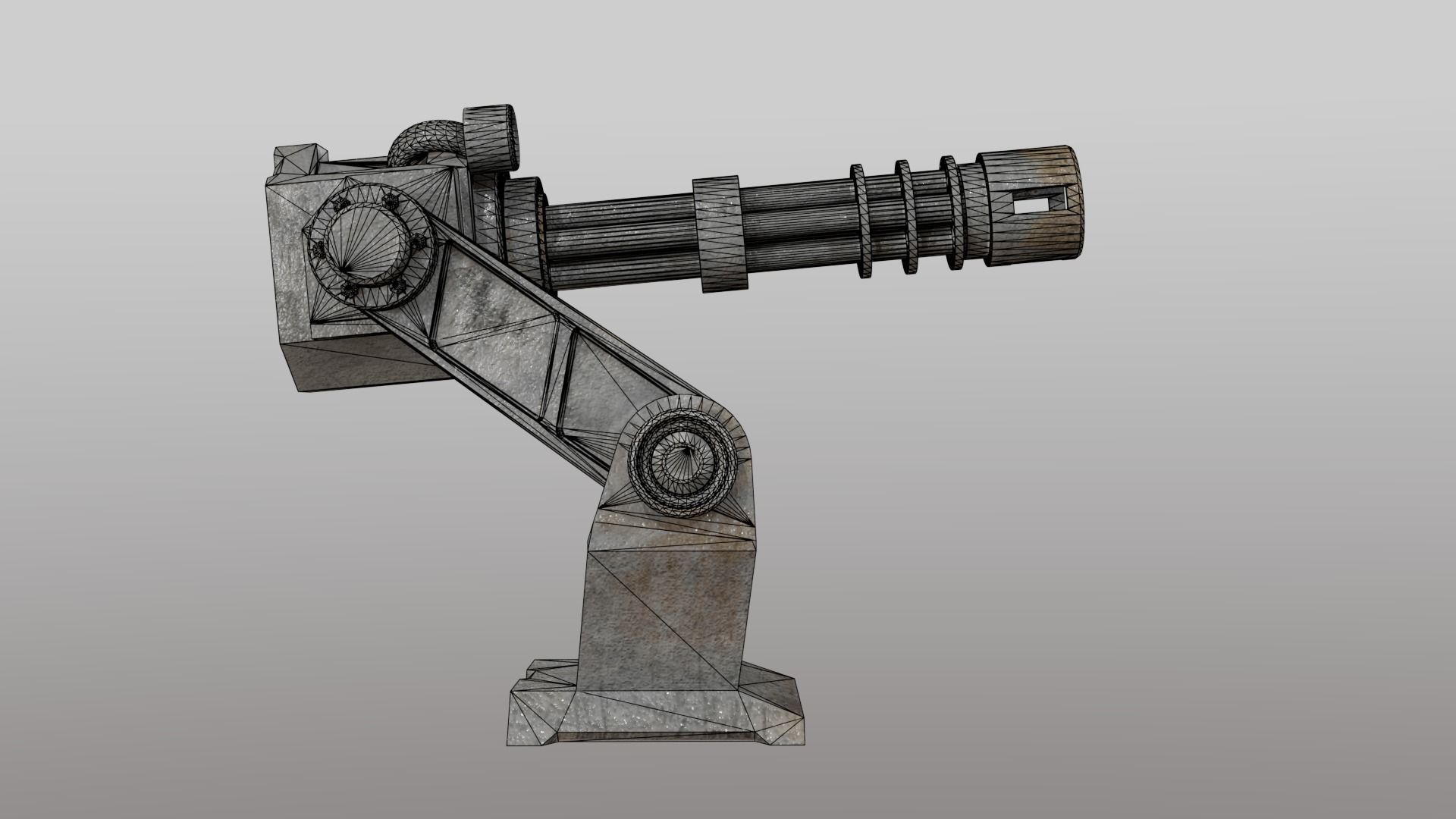 Miniature turret for collection or military landscape free 3D model 3D ...